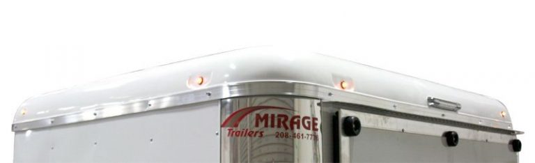 Fiberglass Roof Caps, V-Nose Enclosed Trailers