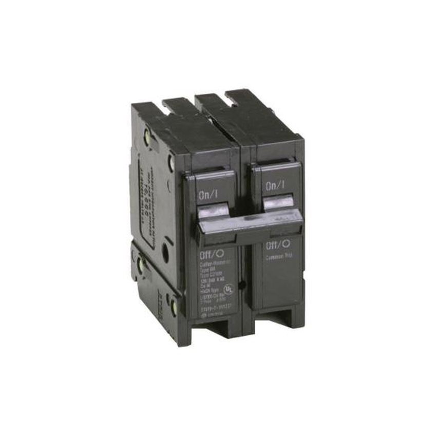 2 Pole Circuit Breaker, Eaton Type BR