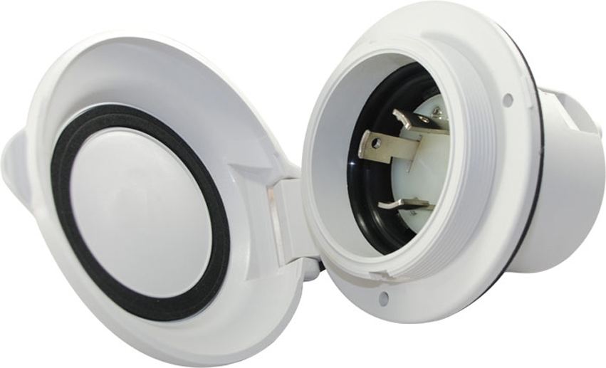 30A Motor Base Plug, 125V Inlet (304EL-B.NT)