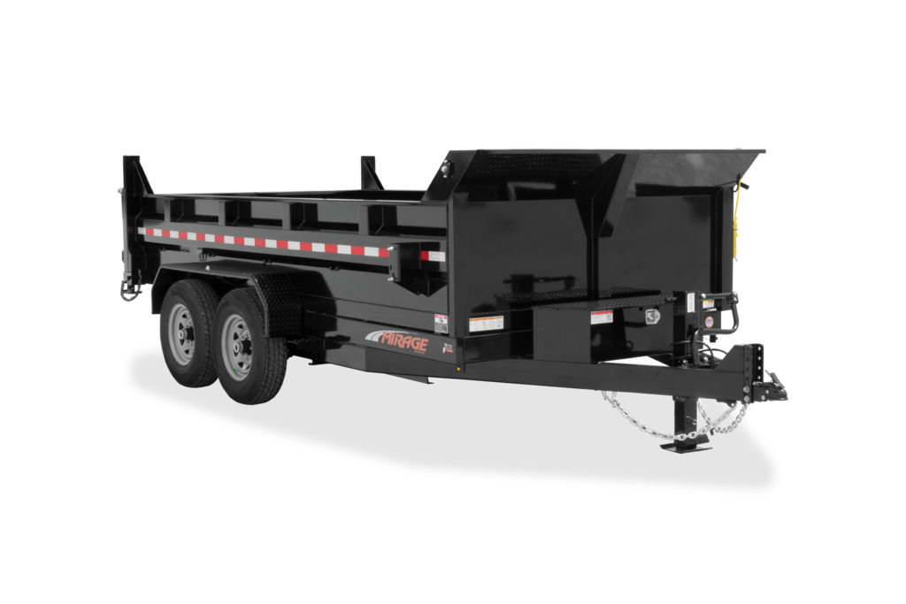 Low Profile Scissor Lift Dump Trailer - Mirage Trailers